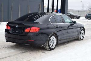 Melns BMW 525 2011 Viļņa, ar dzinēja tilpumu 2.99 L un nobraukumu 285 tūkst. km par 9000 €, foto 4 vietnē AUTOMOTO.COM.LV