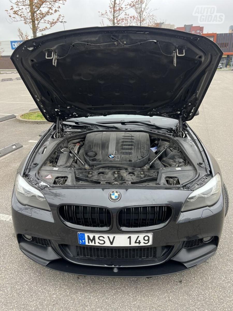 Black BMW 525 2011 in Klaipeda, with an engine capacity of 3.00 L and mileage of 333 thousand km for 8800 €, photo 8 on AUTOMOTO.COM.LV