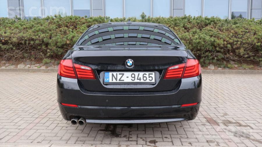 Melns BMW 525 2011 Rīga, ar dzinēja tilpumu 3.00 L un nobraukumu 0 tūkst. km par 6990 €, foto 7 vietnē AUTOMOTO.COM.LV