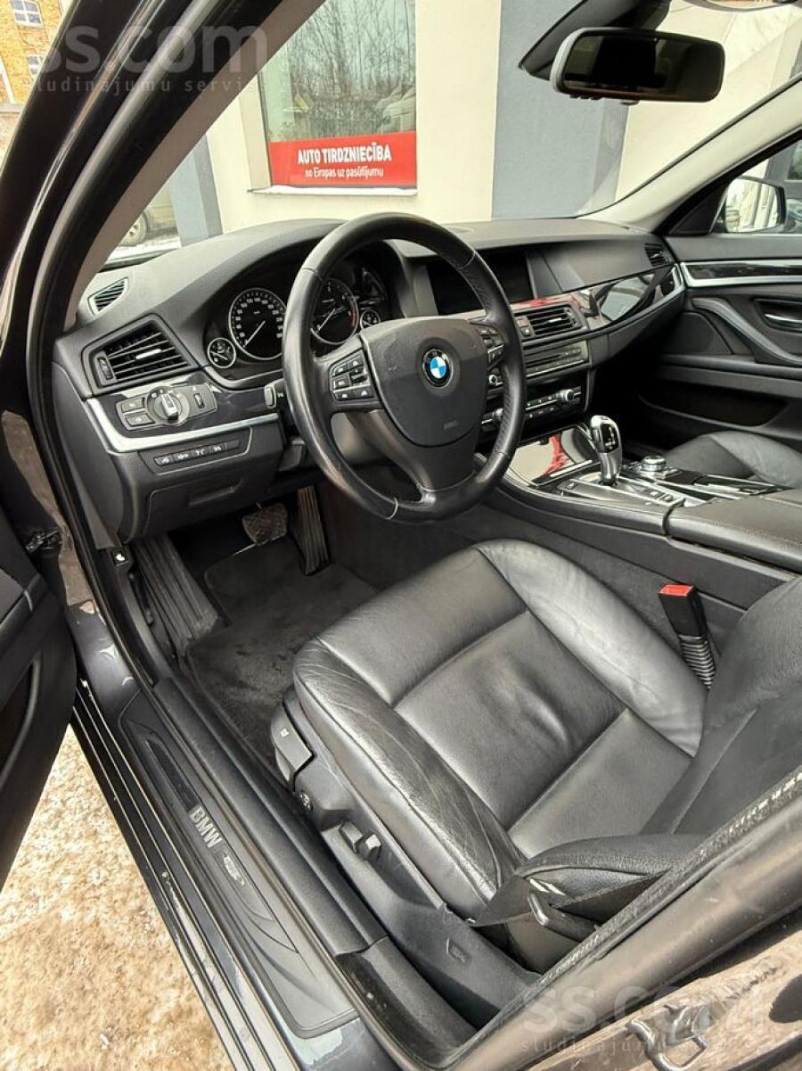 Melns BMW 525 2011 Rīga, ar dzinēja tilpumu 3.00 L un nobraukumu 260 tūkst. km par 8700 €, foto 11 vietnē AUTOMOTO.COM.LV