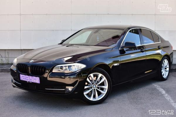 Black BMW 525 2011 in Kretinga, with an engine capacity of 2.50 L and mileage of 271 thousand km for 10450 €, photo 1 on AUTOMOTO.COM.LV