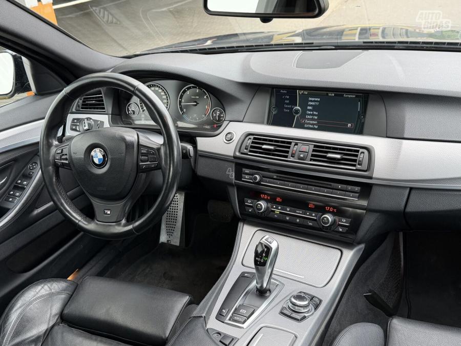 Melns BMW 525 2011 Viļņa, ar dzinēja tilpumu 3.00 L un nobraukumu 314 tūkst. km par 9900 €, foto 13 vietnē AUTOMOTO.COM.LV