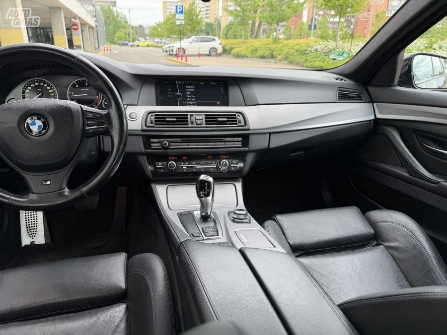 Melns BMW 525 2011 Viļņa, ar dzinēja tilpumu 3.00 L un nobraukumu 314 tūkst. km par 9900 €, foto 15 vietnē AUTOMOTO.COM.LV