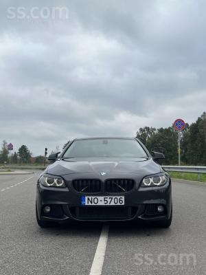 Black BMW 525 2011 in Rezekne, with an engine capacity of 3.00 L and mileage of 292 thousand km for 9200 €, photo 3 on AUTOMOTO.COM.LV