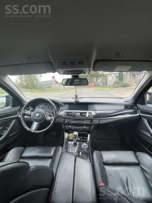 Black BMW 525 2011 in Rezekne, with an engine capacity of 3.00 L and mileage of 292 thousand km for 9200 €, photo 10 on AUTOMOTO.COM.LV