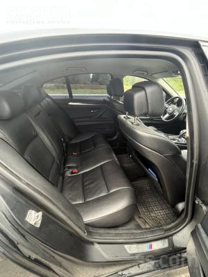Black BMW 525 2011 in Rezekne, with an engine capacity of 3.00 L and mileage of 292 thousand km for 9200 €, photo 11 on AUTOMOTO.COM.LV