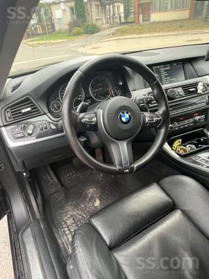 Black BMW 525 2011 in Rezekne, with an engine capacity of 3.00 L and mileage of 292 thousand km for 9200 €, photo 12 on AUTOMOTO.COM.LV