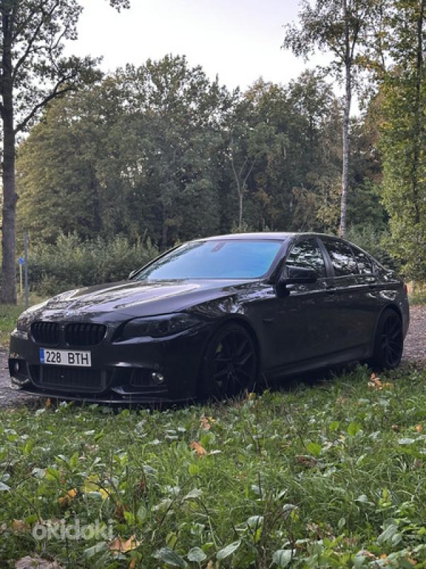 Black BMW 525 2011 in Tallinn, with an engine capacity of 0.15 L and mileage of 314 thousand km for 12000 €, photo 1 on AUTOMOTO.COM.LV