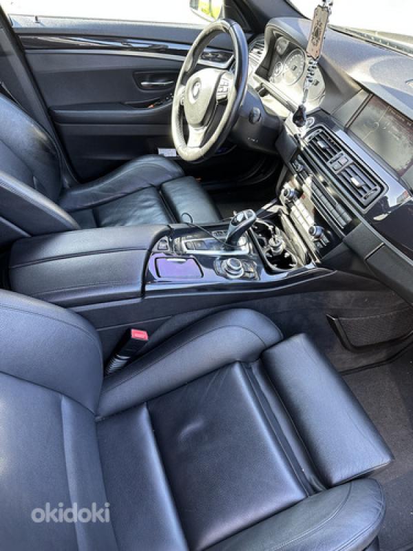 Black BMW 525 2011 in Tallinn, with an engine capacity of 0.15 L and mileage of 314 thousand km for 12000 €, photo 7 on AUTOMOTO.COM.LV