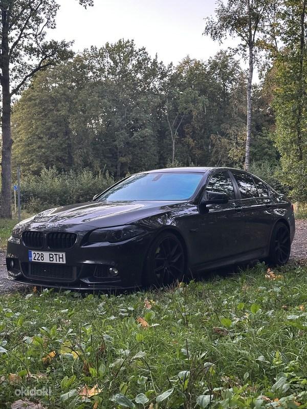 Black BMW 525 2011 in Tallinn, with an engine capacity of 0.15 L and mileage of 314 thousand km for 12000 €, photo 9 on AUTOMOTO.COM.LV