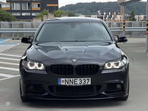 Black BMW 525 2011 in Vilnius, with an engine capacity of 2.99 L and mileage of 350 thousand km for 9999 €, photo 13 on AUTOMOTO.COM.LV