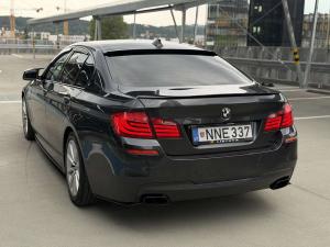 Black BMW 525 2011 in Vilnius, with an engine capacity of 2.99 L and mileage of 350 thousand km for 9999 €, photo 16 on AUTOMOTO.COM.LV