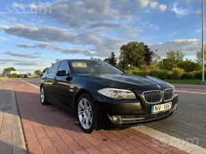 Melns BMW 525 2011 Rīga, ar dzinēja tilpumu 2.00 L un nobraukumu 221 tūkst. km par 11000 €, foto  vietnē AUTOMOTO.COM.LV