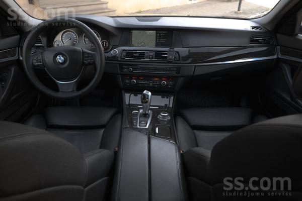 Melns BMW 525 2012 Jelgava, ar dzinēja tilpumu 2.00 L un nobraukumu 166 tūkst. km par 11490 €, foto 10 vietnē AUTOMOTO.COM.LV