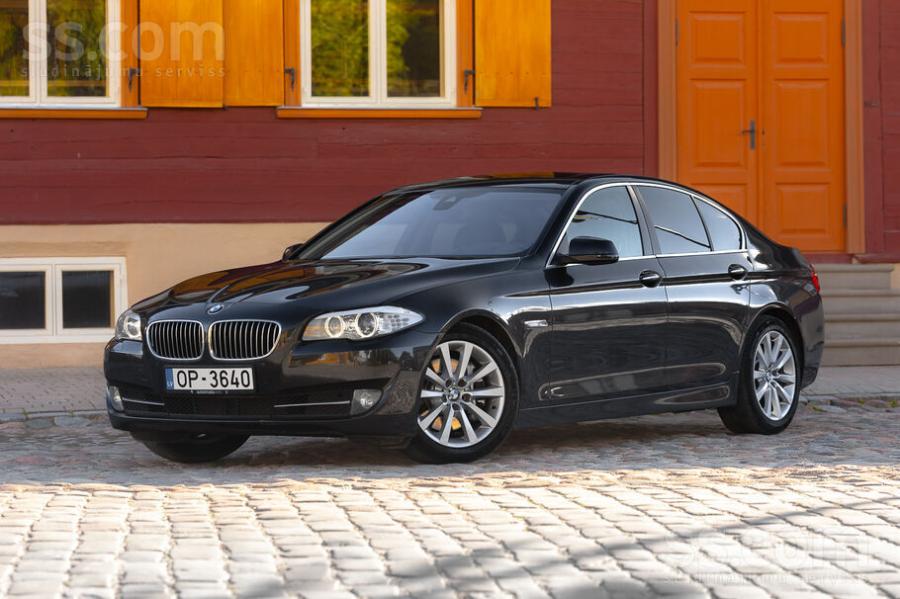 Melns BMW 525 2012 Jelgava, ar dzinēja tilpumu 2.00 L un nobraukumu 166 tūkst. km par 11490 €, foto 3 vietnē AUTOMOTO.COM.LV
