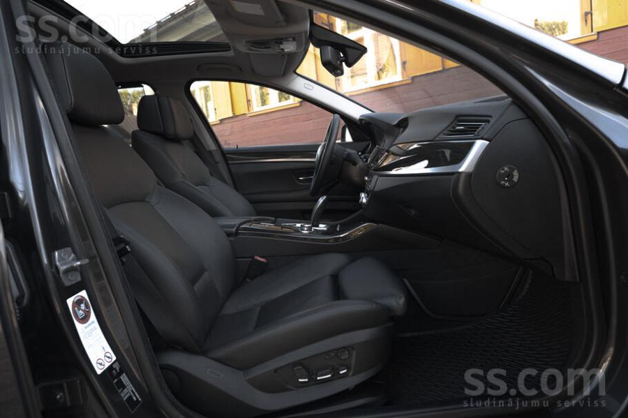 Melns BMW 525 2012 Jelgava, ar dzinēja tilpumu 2.00 L un nobraukumu 166 tūkst. km par 11490 €, foto 6 vietnē AUTOMOTO.COM.LV