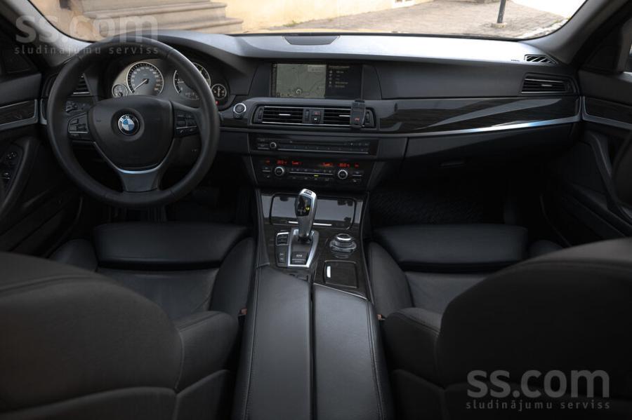 Melns BMW 525 2012 Jelgava, ar dzinēja tilpumu 2.00 L un nobraukumu 166 tūkst. km par 11490 €, foto 11 vietnē AUTOMOTO.COM.LV