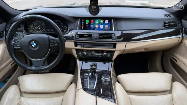 Black BMW 525 2012 in Vilnius, with an engine capacity of 2.00 L and mileage of 317 thousand km for 13600 €, photo 11 on AUTOMOTO.COM.LV