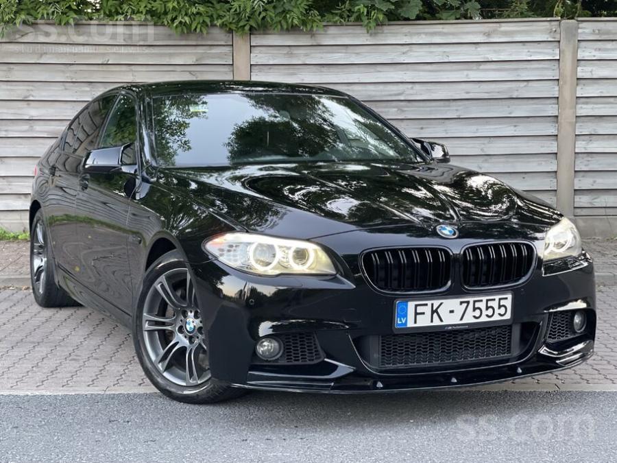 Melns BMW 525 2013 Jelgava, ar dzinēja tilpumu 2.00 L un nobraukumu 0 tūkst. km par 11500 €, foto 3 vietnē AUTOMOTO.COM.LV