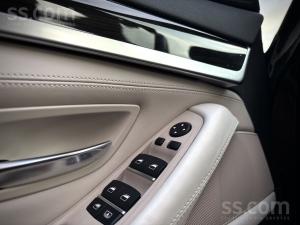 Black BMW 525 2013 in Riga, with an engine capacity of 2.00 L and mileage of 241 thousand km for 12950 €, photo 13 on AUTOMOTO.COM.LV