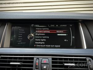 Black BMW 525 2013 in Riga, with an engine capacity of 2.00 L and mileage of 241 thousand km for 12950 €, photo 19 on AUTOMOTO.COM.LV
