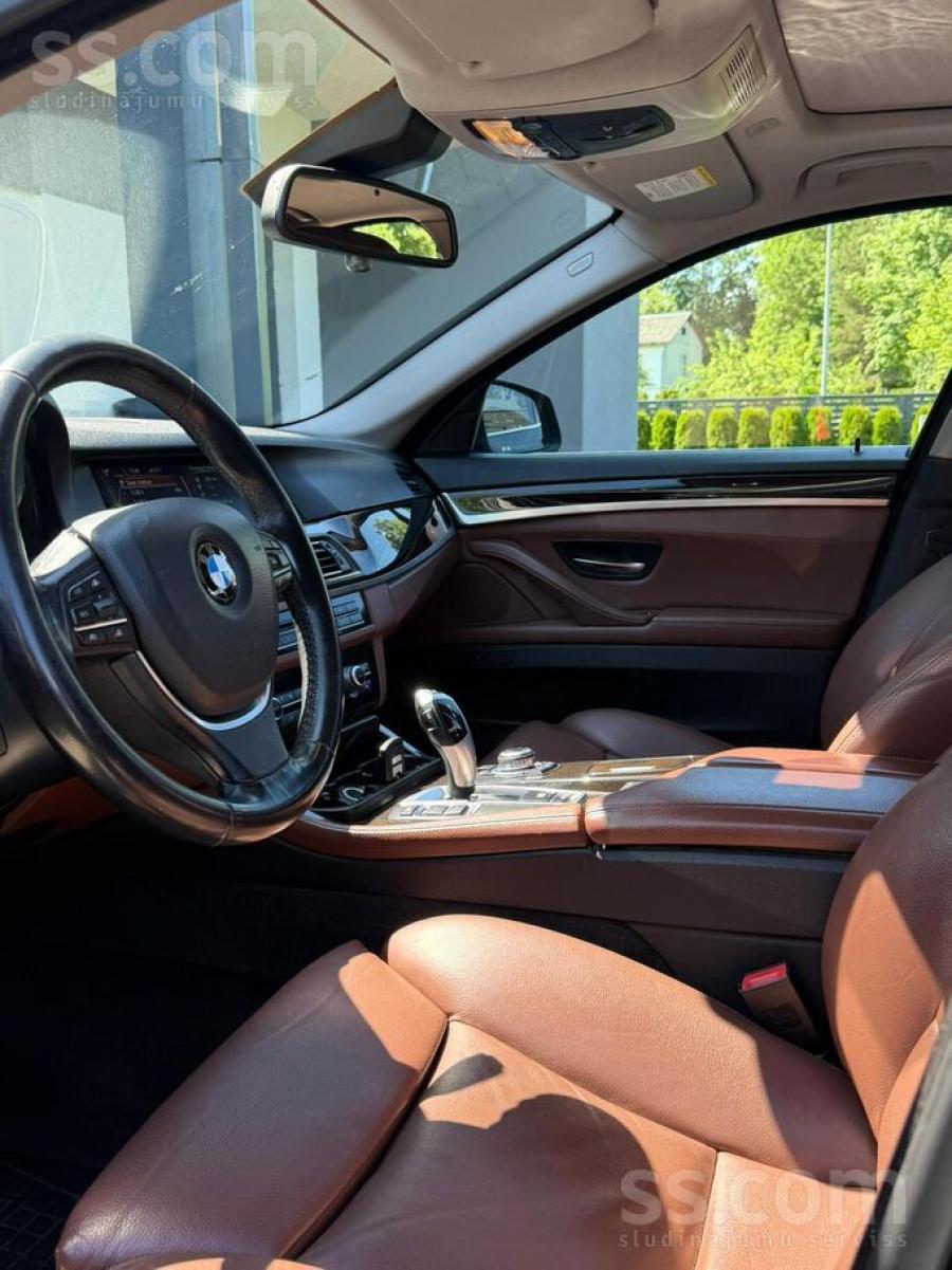 Melns BMW 525 2013 Rīga, ar dzinēja tilpumu 2.00 L un nobraukumu 194 tūkst. km par 9200 €, foto 12 vietnē AUTOMOTO.COM.LV