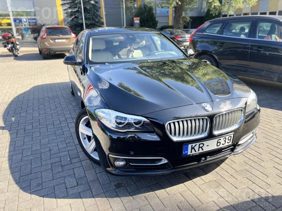 Melns BMW 525 2013 Rīga, ar dzinēja tilpumu 2.00 L un nobraukumu 188 tūkst. km par 10500 €, foto 1 vietnē AUTOMOTO.COM.LV