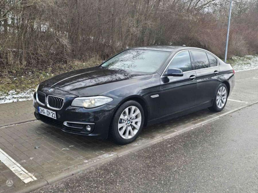 Black BMW 525 2014 in Vilnius, with an engine capacity of 2.00 L and mileage of 270 thousand km for 8500 €, photo 2 on AUTOMOTO.COM.LV