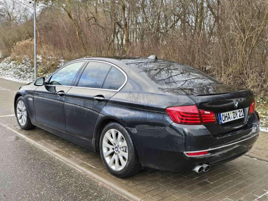 Black BMW 525 2014 in Vilnius, with an engine capacity of 2.00 L and mileage of 270 thousand km for 8500 €, photo 8 on AUTOMOTO.COM.LV