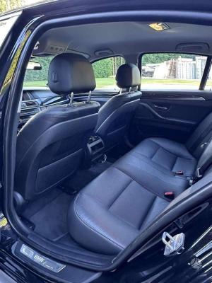 Black BMW 525 2014 in Kazlu Ruda, with an engine capacity of 2.00 L and mileage of 379 thousand km for 9750 €, photo 9 on AUTOMOTO.COM.LV