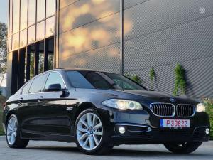 Black BMW 525 2014 in Vilnius, with an engine capacity of 2.00 L and mileage of 340 thousand km for 11950 €, photo  on AUTOMOTO.COM.LV