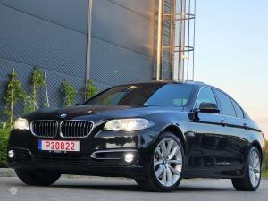 Black BMW 525 2014 in Vilnius, with an engine capacity of 2.00 L and mileage of 340 thousand km for 11950 €, photo 5 on AUTOMOTO.COM.LV
