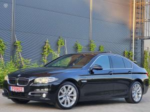 Black BMW 525 2014 in Vilnius, with an engine capacity of 2.00 L and mileage of 340 thousand km for 11950 €, photo 7 on AUTOMOTO.COM.LV