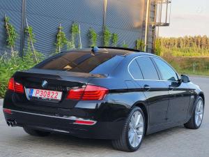 Black BMW 525 2014 in Vilnius, with an engine capacity of 2.00 L and mileage of 340 thousand km for 11950 €, photo 9 on AUTOMOTO.COM.LV
