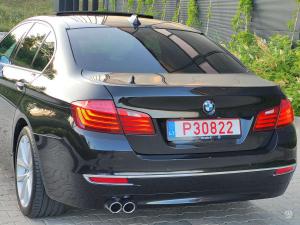 Black BMW 525 2014 in Vilnius, with an engine capacity of 2.00 L and mileage of 340 thousand km for 11950 €, photo 15 on AUTOMOTO.COM.LV