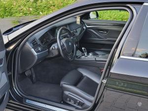 Black BMW 525 2014 in Vilnius, with an engine capacity of 2.00 L and mileage of 340 thousand km for 11950 €, photo 26 on AUTOMOTO.COM.LV