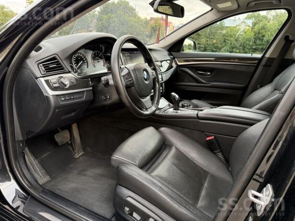 BMW 525 2014 Rīga vietnē Melns BMW 525 2014 Rīga, ar dzinēja tilpumu 2.00 L un nobraukumu 346 tūkst. km par 14800 €, foto 6 vietnē AUTOMOTO.COM.LV