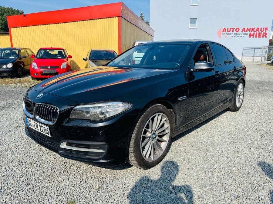 Black BMW 525 2014 in Siauliai, with an engine capacity of 2.00 L and mileage of 293 thousand km for 9200 €, photo 1 on AUTOMOTO.COM.LV