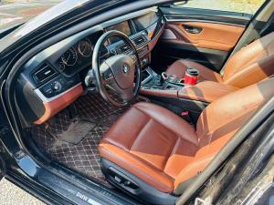 Black BMW 525 2014 in Siauliai, with an engine capacity of 2.00 L and mileage of 293 thousand km for 9200 €, photo 7 on AUTOMOTO.COM.LV