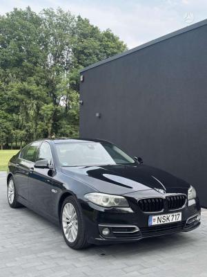 Black BMW 525 2014 in Marijampole, with an engine capacity of 2.00 L and mileage of 381 thousand km for 8550 €, photo 3 on AUTOMOTO.COM.LV