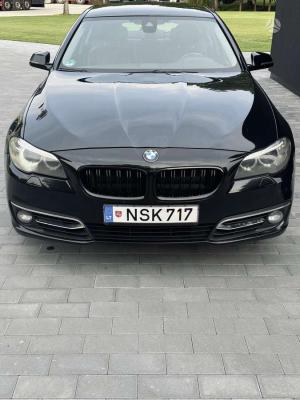 Black BMW 525 2014 in Marijampole, with an engine capacity of 2.00 L and mileage of 381 thousand km for 8550 €, photo 4 on AUTOMOTO.COM.LV