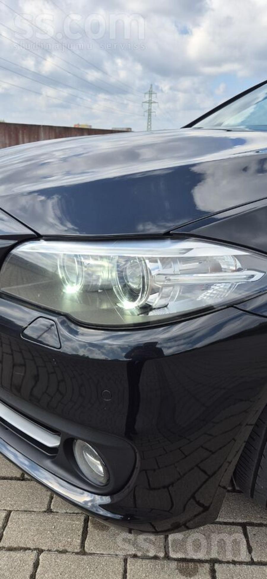 Black BMW 525 2016 in Riga, with an engine capacity of 2.00 L and mileage of 190 thousand km for 14000 €, photo 5 on AUTOMOTO.COM.LV