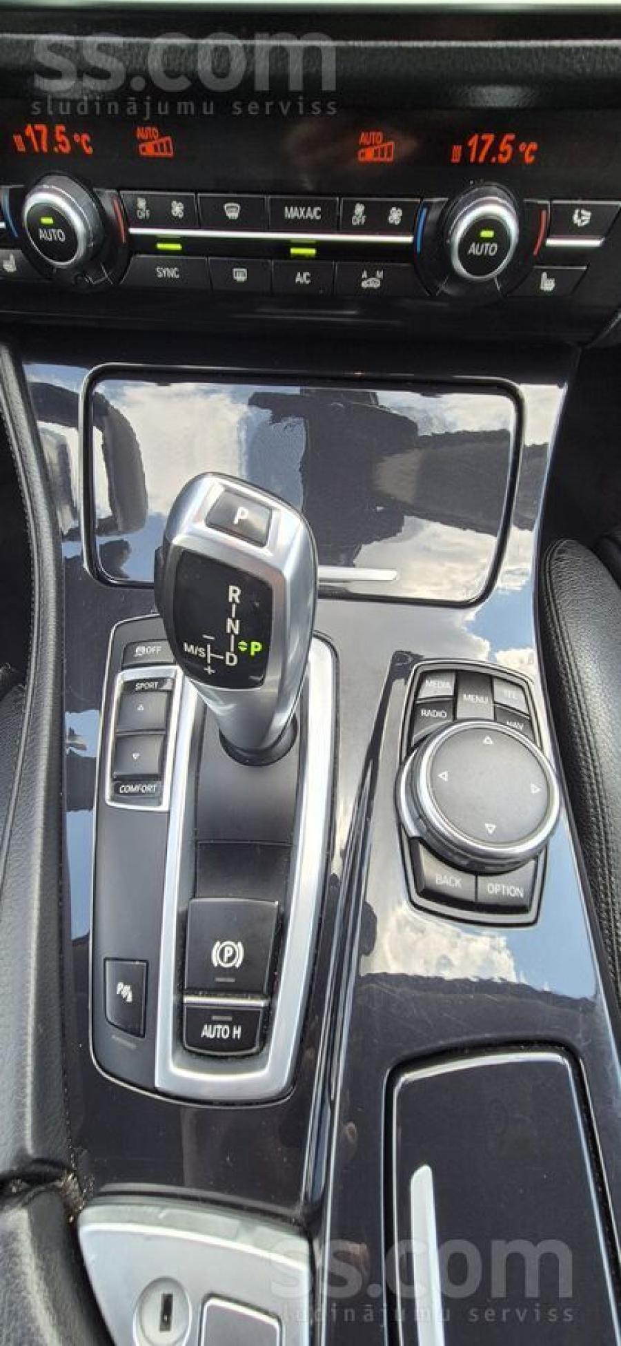 Black BMW 525 2016 in Riga, with an engine capacity of 2.00 L and mileage of 190 thousand km for 14000 €, photo 7 on AUTOMOTO.COM.LV