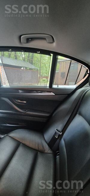 Black BMW 525 2016 in Riga, with an engine capacity of 2.00 L and mileage of 190 thousand km for 14000 €, photo 17 on AUTOMOTO.COM.LV