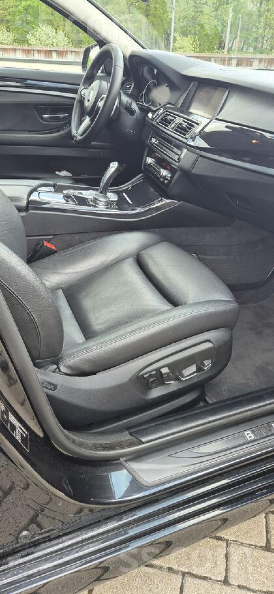 Black BMW 525 2016 in Riga, with an engine capacity of 2.00 L and mileage of 190 thousand km for 14000 €, photo 20 on AUTOMOTO.COM.LV
