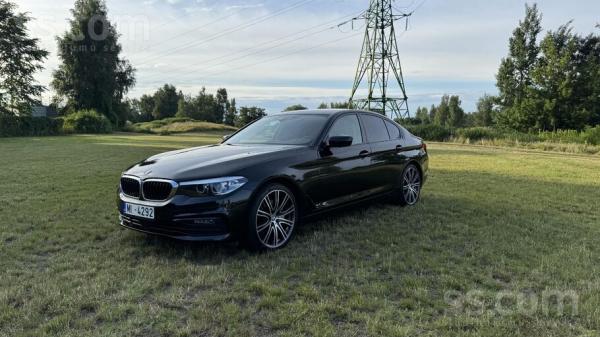 Black BMW 525 2019 in Riga, with an engine capacity of 2.00 L and mileage of 135 thousand km for 19500 €, photo 3 on AUTOMOTO.COM.LV