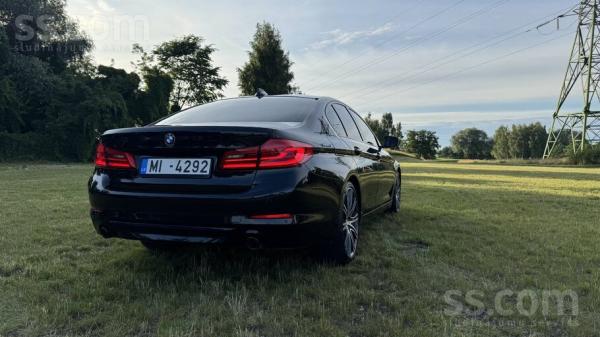 Black BMW 525 2019 in Riga, with an engine capacity of 2.00 L and mileage of 135 thousand km for 19500 €, photo 5 on AUTOMOTO.COM.LV