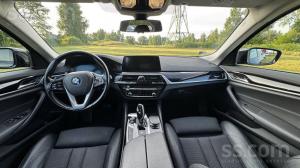 Black BMW 525 2019 in Riga, with an engine capacity of 2.00 L and mileage of 135 thousand km for 19500 €, photo 6 on AUTOMOTO.COM.LV