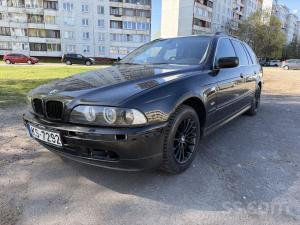 Melns BMW 525 2002 Rīga, ar dzinēja tilpumu 2.50 L un nobraukumu 440 tūkst. km par 1600 €, foto 4 vietnē AUTOMOTO.COM.LV