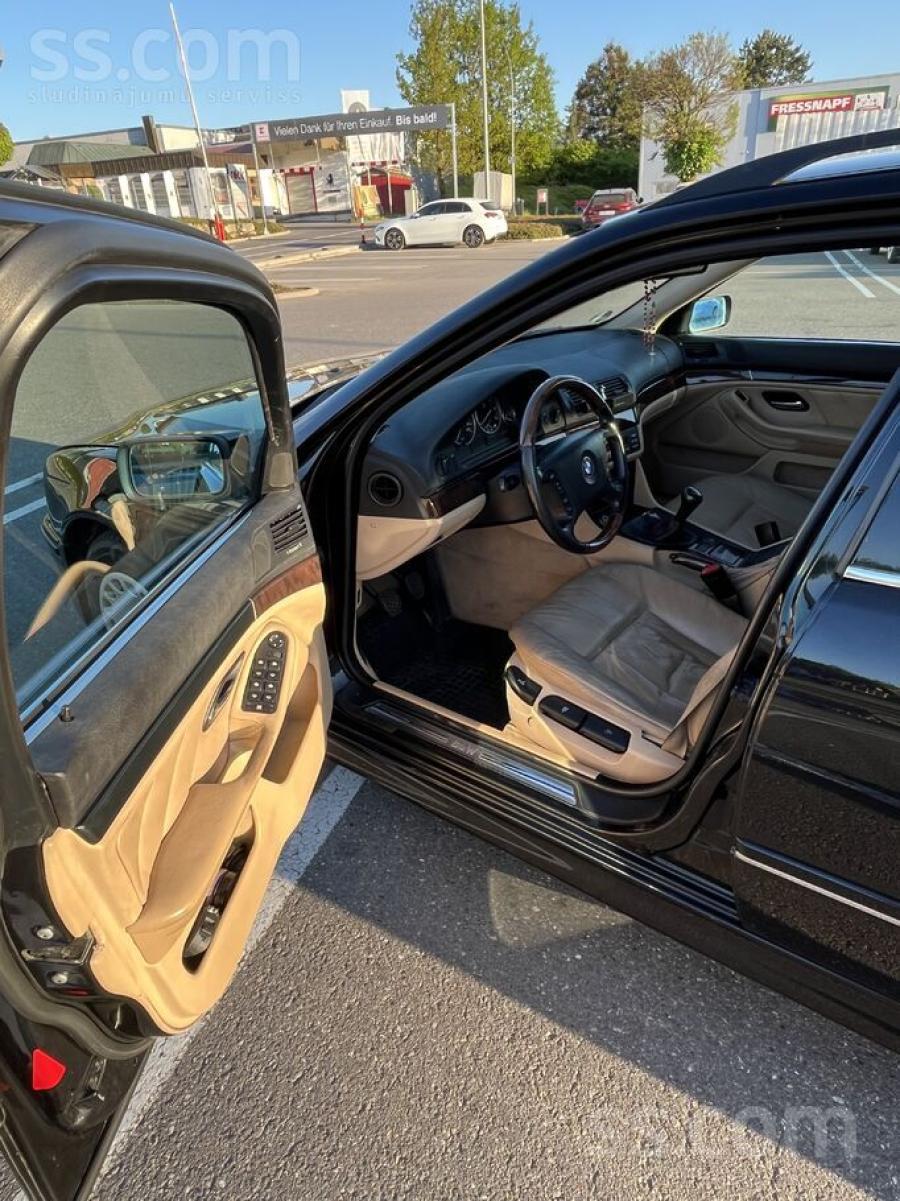 Melns BMW 525 2003 Jēkabpils, ar dzinēja tilpumu 2.50 L un nobraukumu 313 tūkst. km par 2999 €, foto 8 vietnē AUTOMOTO.COM.LV